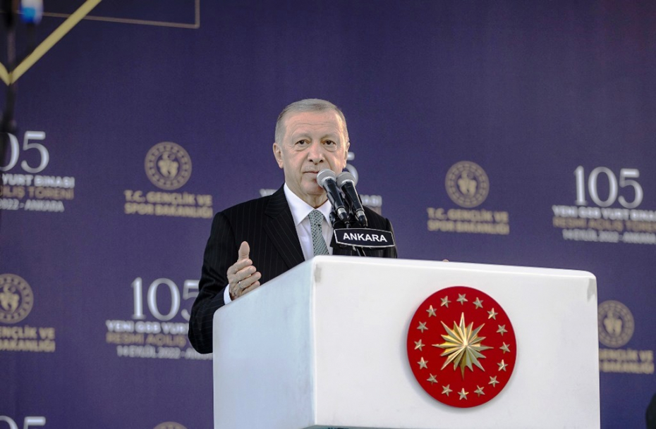 Cumhurbaşkanı Erdoğan, Gençlik ve Spor Bakanlığı Yeni Yurtlar Kampüsü ...