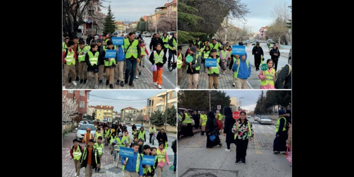 “Trafikte Nezaket ve Görgü Kuralları Projesi” kapsamında “Yayabüs ...